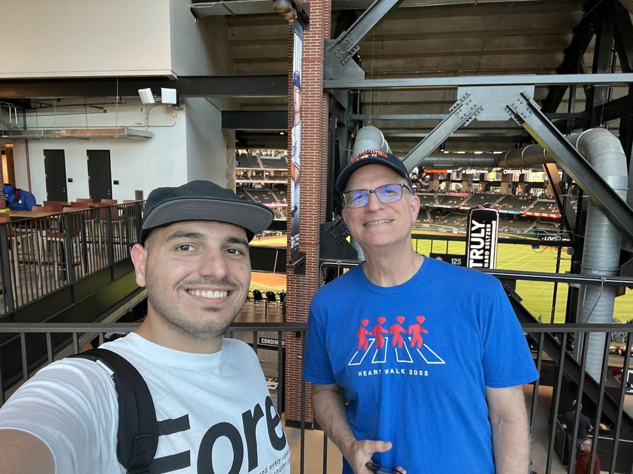 Great company and the great game: Introducing my new friend Hamed to ...