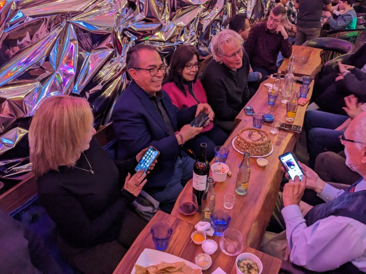 A phrase uttered more than once as we feted remarkable journalist ...